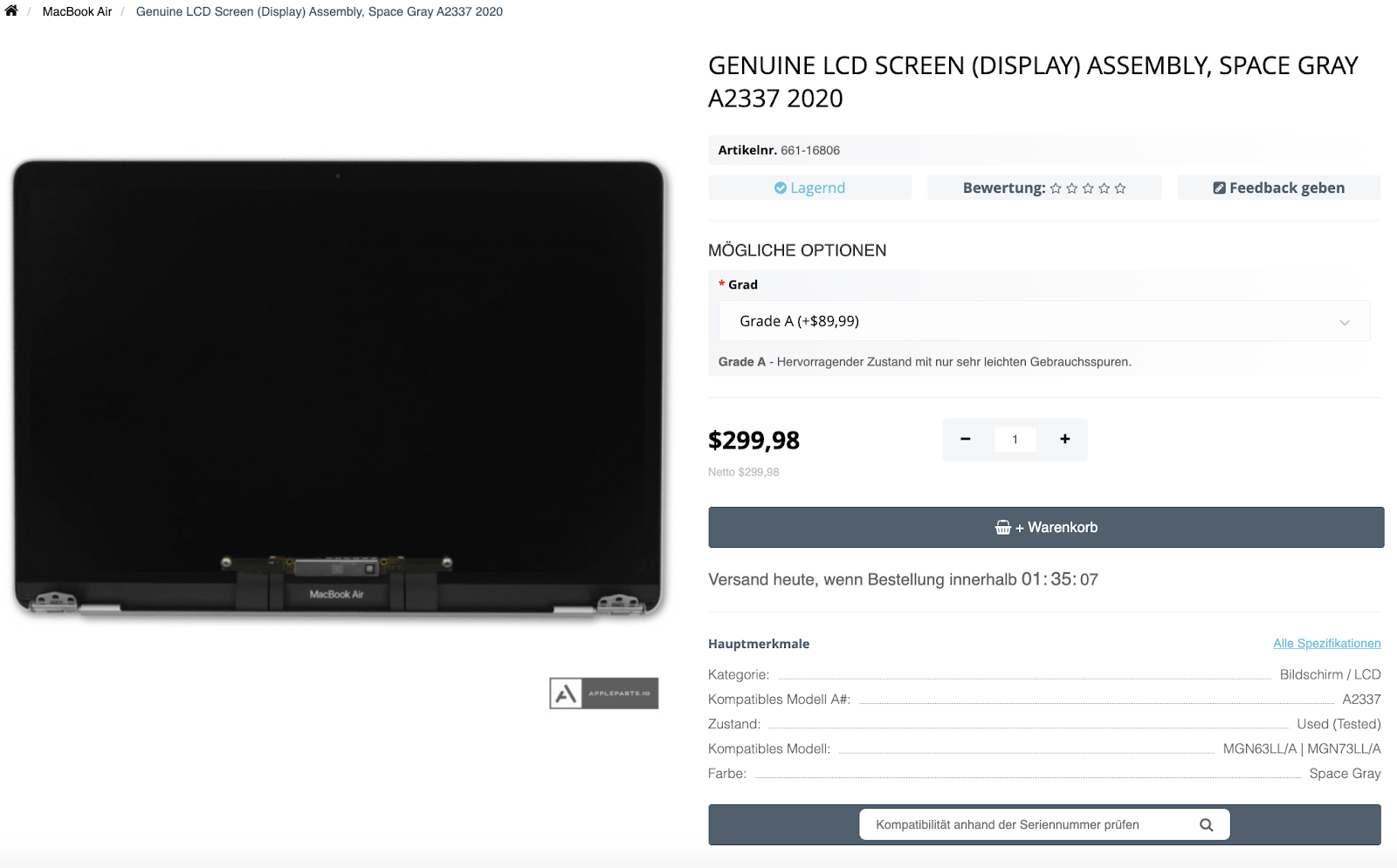 MacBook Air 13 A2337 Bildschirm austauschen: Anleitung - TechToro